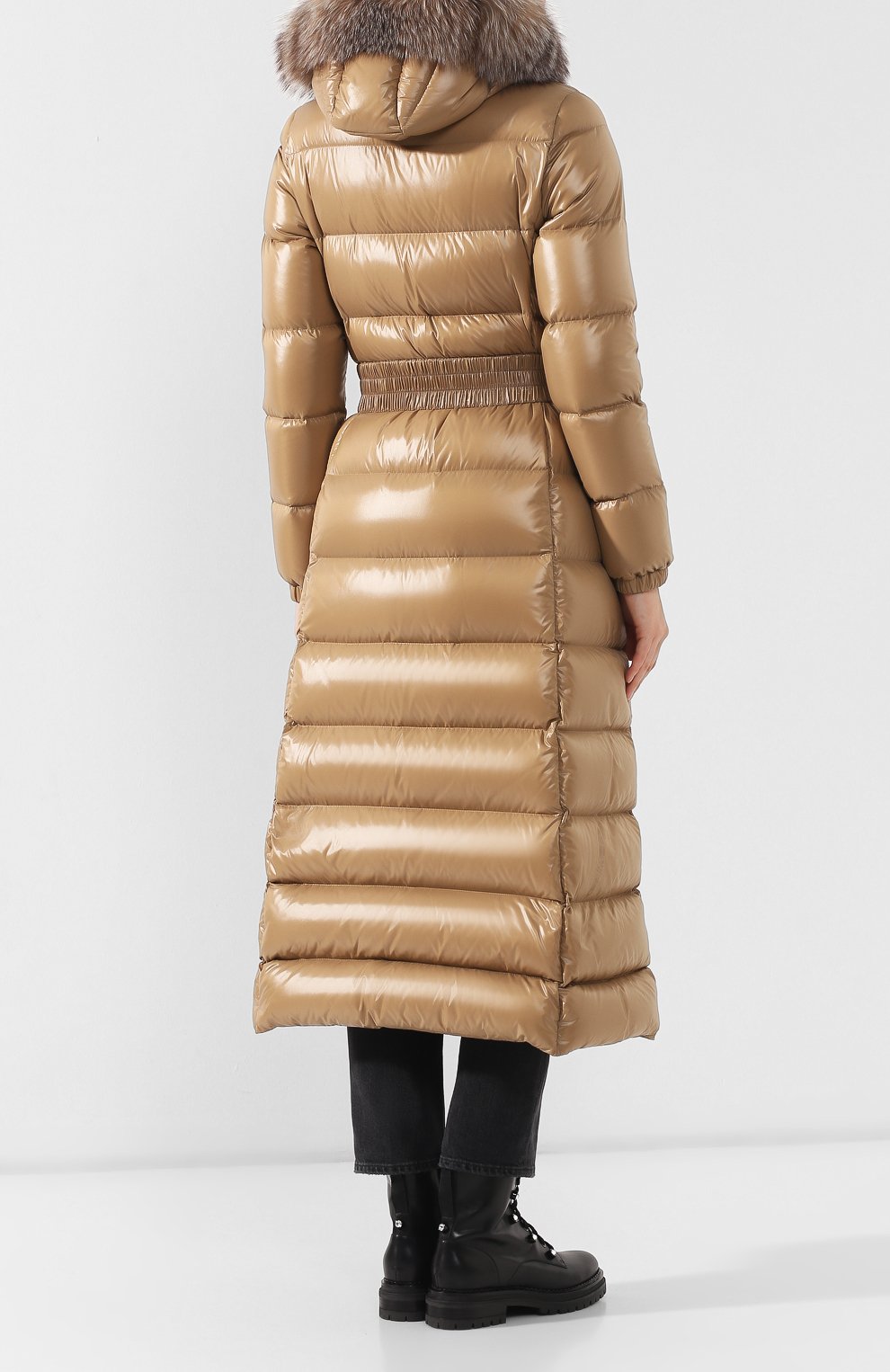 Женский бежевый пуховик moncler hudson MONCLER — купить в интернет ...