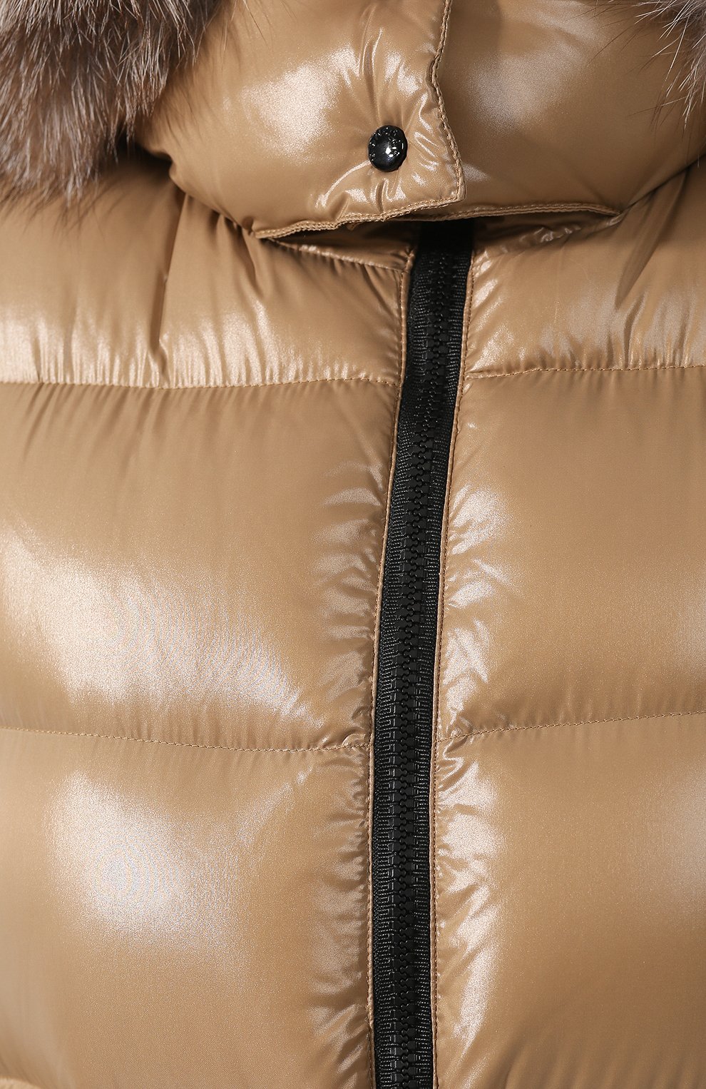 Женский бежевый пуховик moncler hudson MONCLER купить в интернет ...