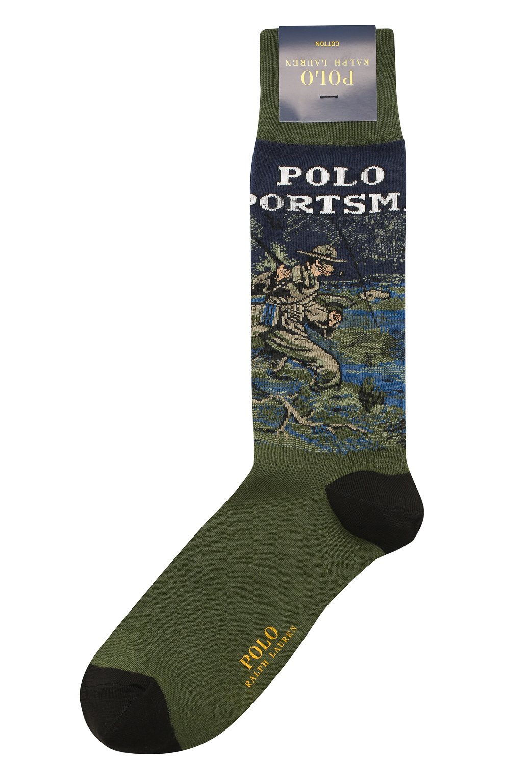 Мужские зеленые носки POLO RALPH LAUREN — купить за 1150 руб. в ...