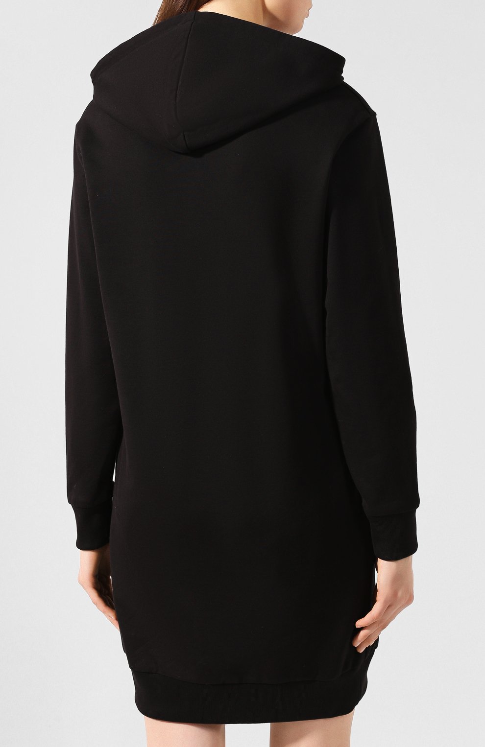 Женский черный хлопковое худи VERSACE купить в интернет-магазине ЦУМ ...