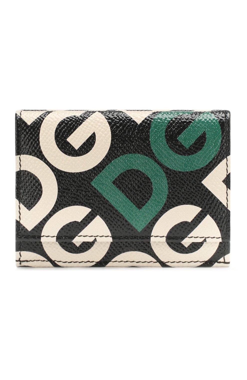 Женские зеленые кожаное портмоне DOLCE & GABBANA купить в интернет ...