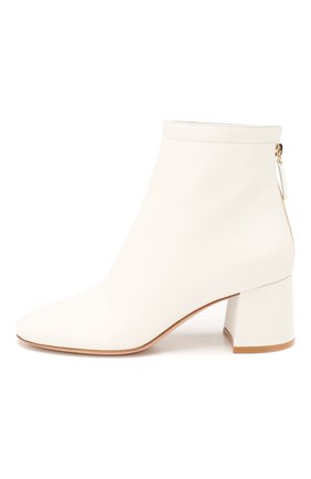 Женские белые кожаные ботильоны hyder 60 GIANVITO ROSSI — купить в ...