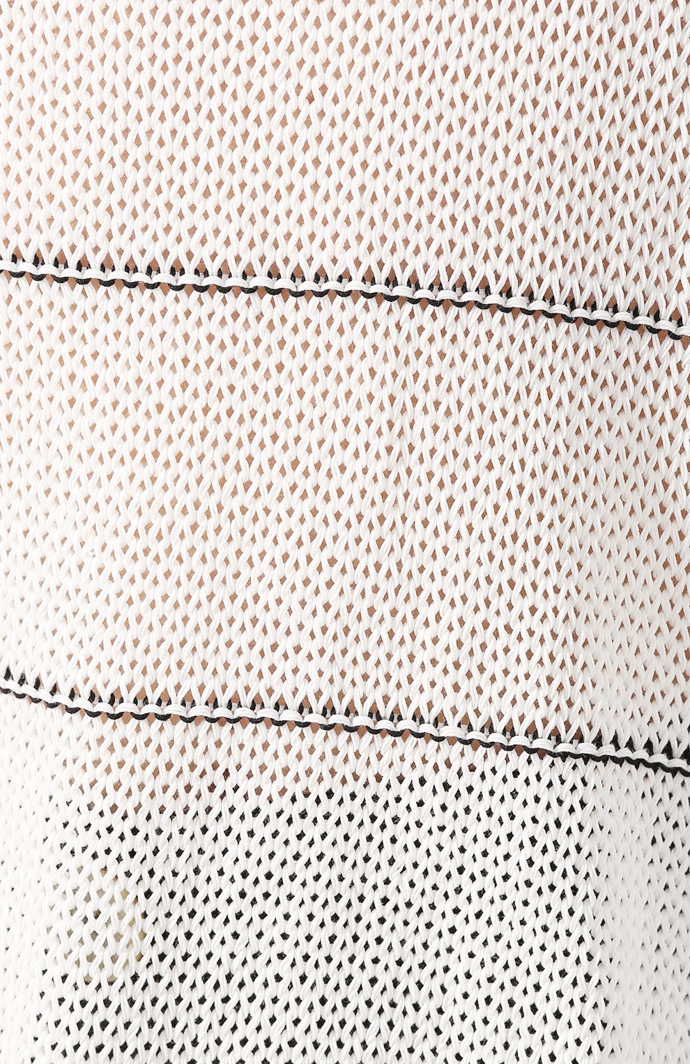 Женский черно-белый хлопковый свитер ISABEL BENENATO купить в интернет ...