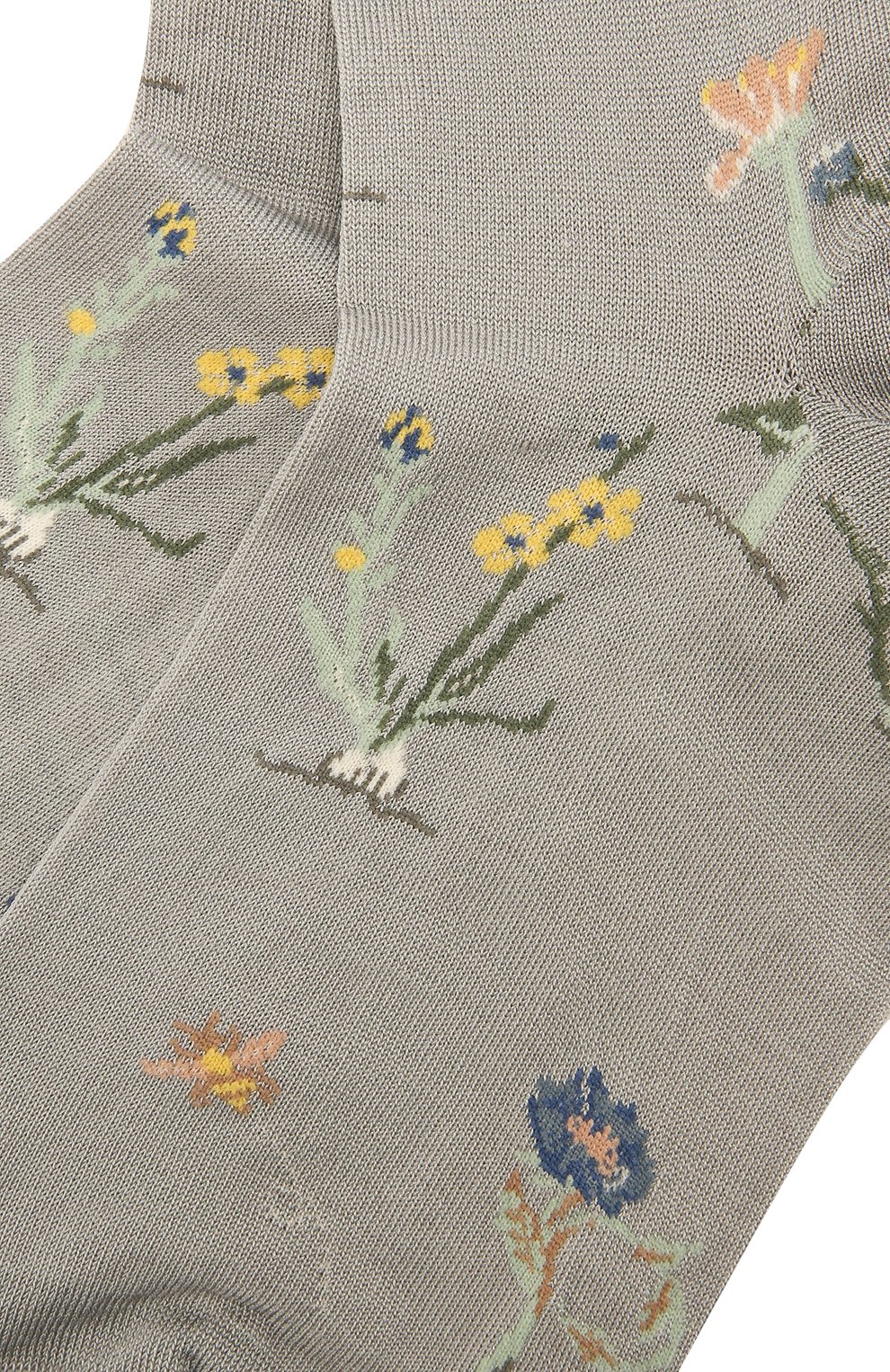 Женские серые хлопковые носки ANTIPAST купить в интернет-магазине ЦУМ ...