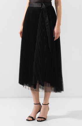 Женская черная юбка BRUNELLO CUCINELLI — купить за 129500 руб. в ...