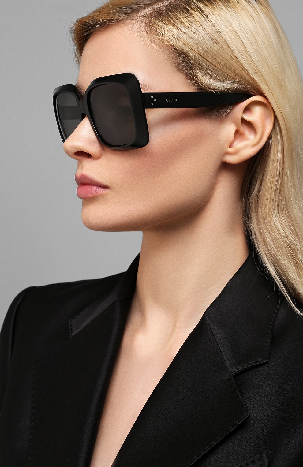 Женские черные солнцезащитные очки CELINE EYEWEAR купить в интернет ...