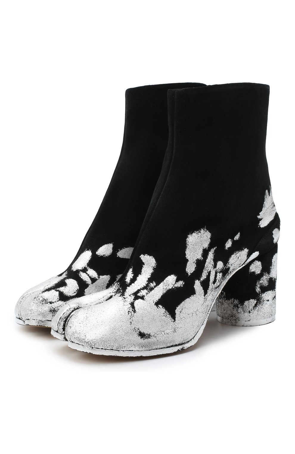 Женские черные замшевые ботильоны tabi MAISON MARGIELA купить в интернет-магазине ЦУМ, арт ...