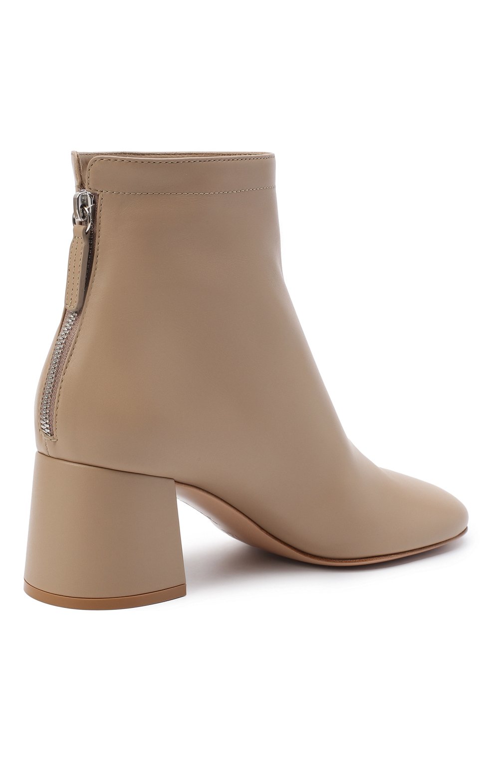 Женские бежевые кожаные ботильоны hyder 60 GIANVITO ROSSI купить в ...