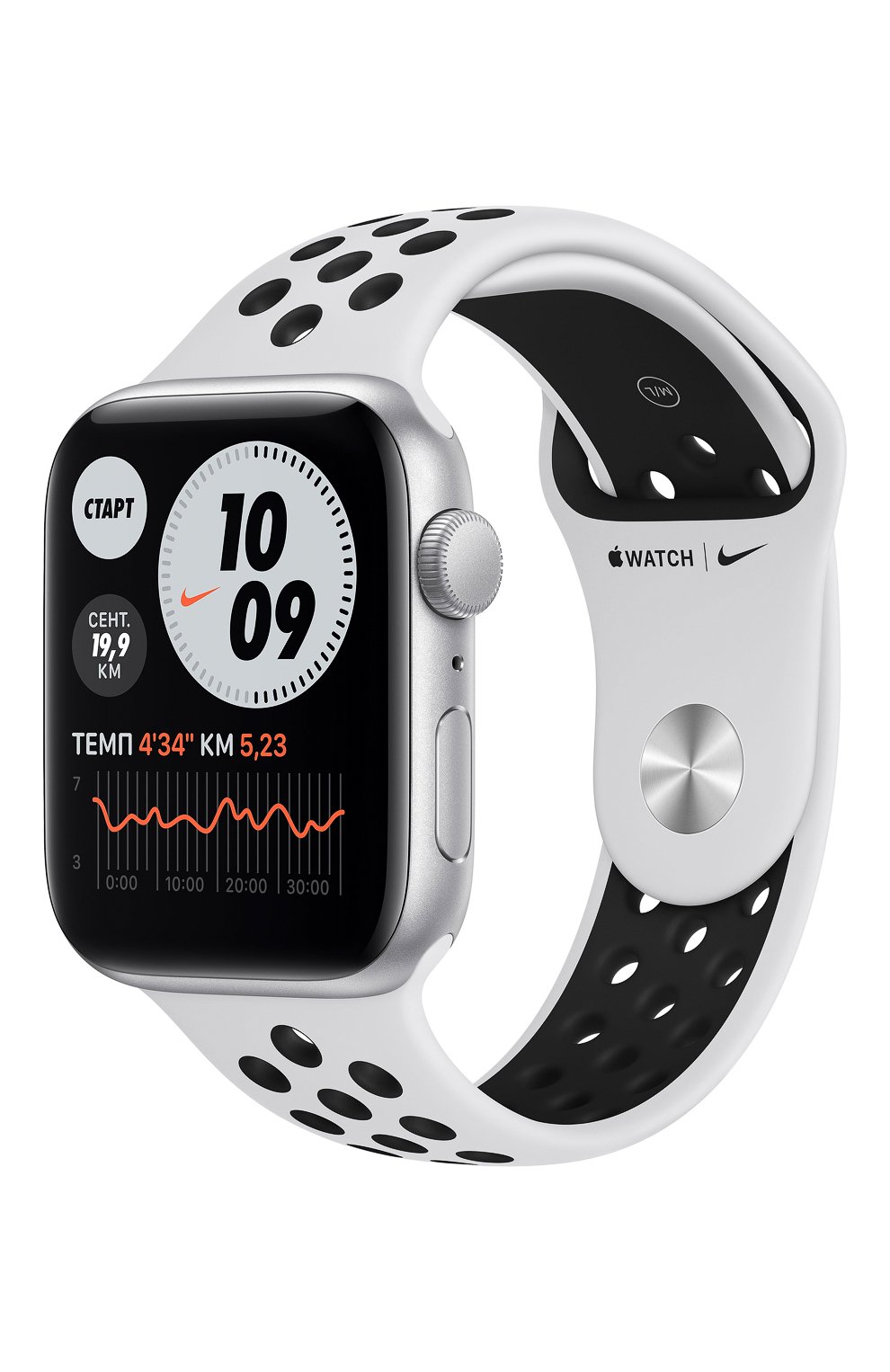 Смарт-часы Apple Watch Nike SE GPS 44mm Silver Aluminium Case with Pure ...