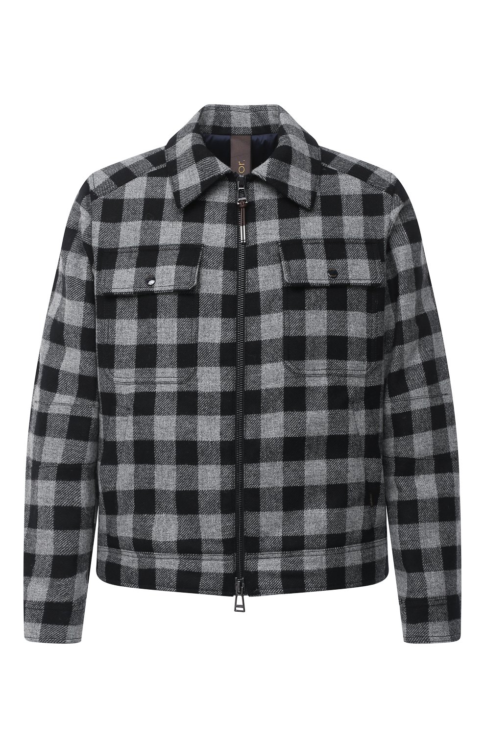 Мужская темно-серая шерстяная куртка WINDSOR купить в интернет-магазине ...