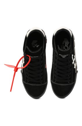 Женские черно-белые кожаные кеды OFF-WHITE — купить за 0 руб. в ...
