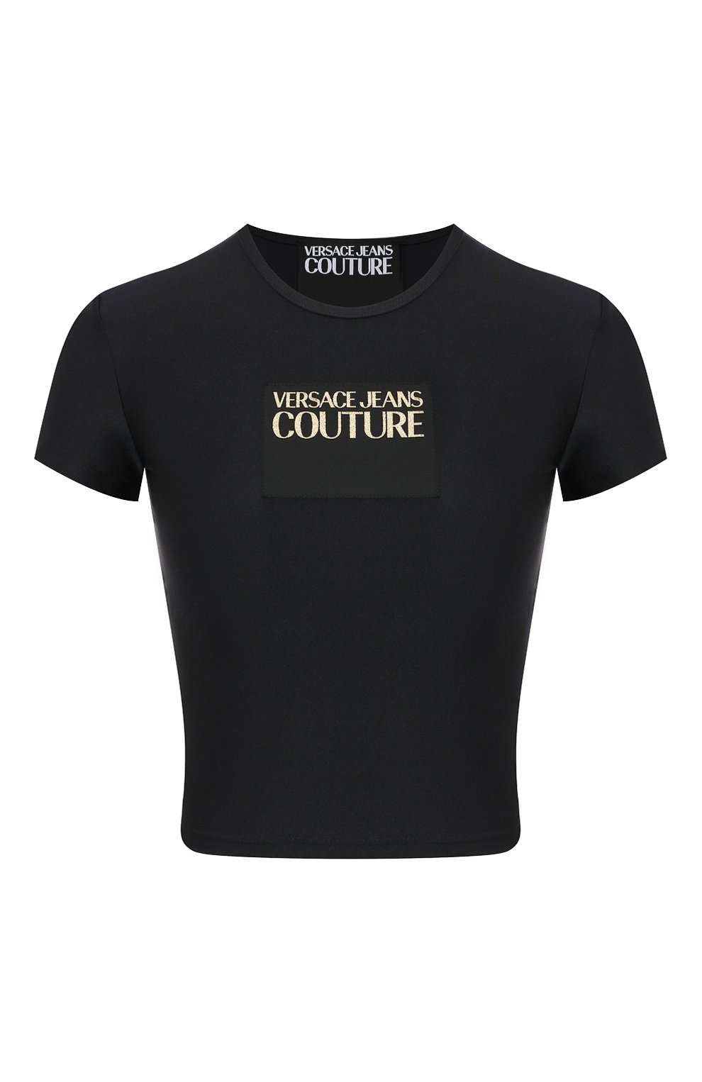 Женская черная футболка VERSACE JEANS COUTURE купить в интернет ...