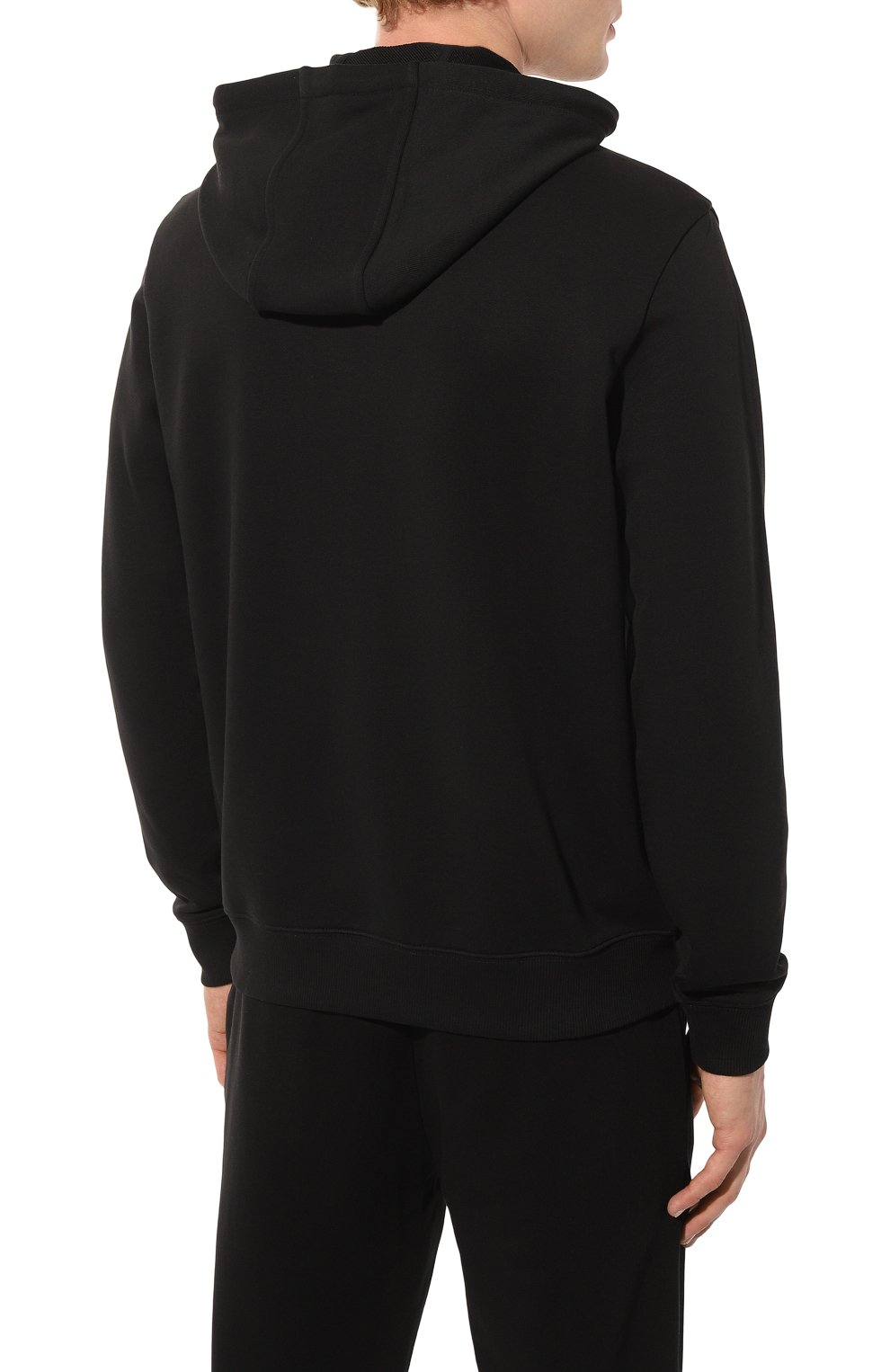 Мужской черный хлопковая толстовка HUGO — купить в интернет-магазине ...
