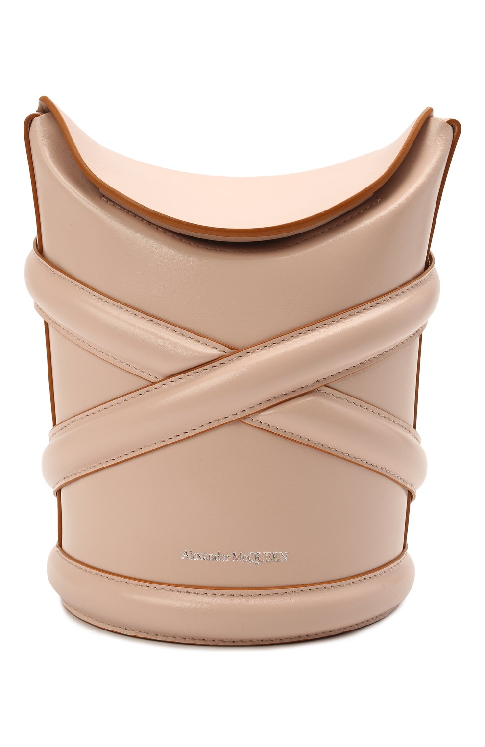 Женская светло-бежевая сумка curve ALEXANDER MCQUEEN купить в интернет ...