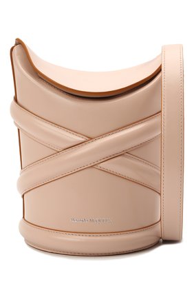 Женская светло-бежевая сумка curve ALEXANDER MCQUEEN купить в интернет ...