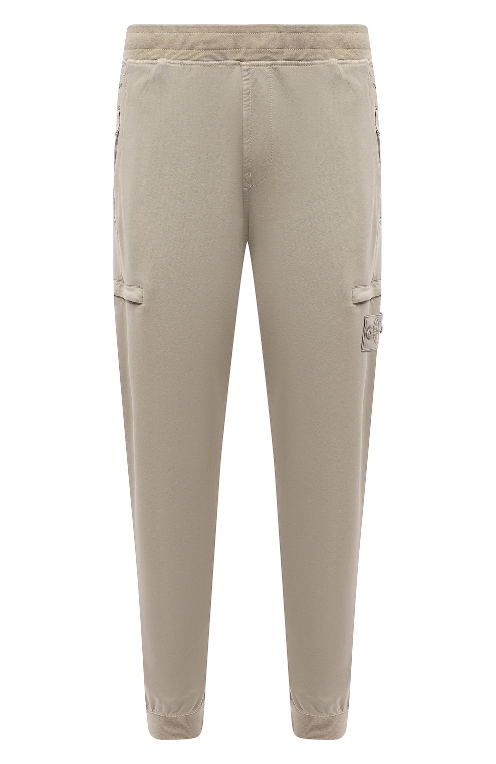 Мужские бежевые хлопковые джоггеры STONE ISLAND купить в интернет ...