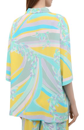 Женская разноцветная рубашка из вискозы EMILIO PUCCI — купить в ...