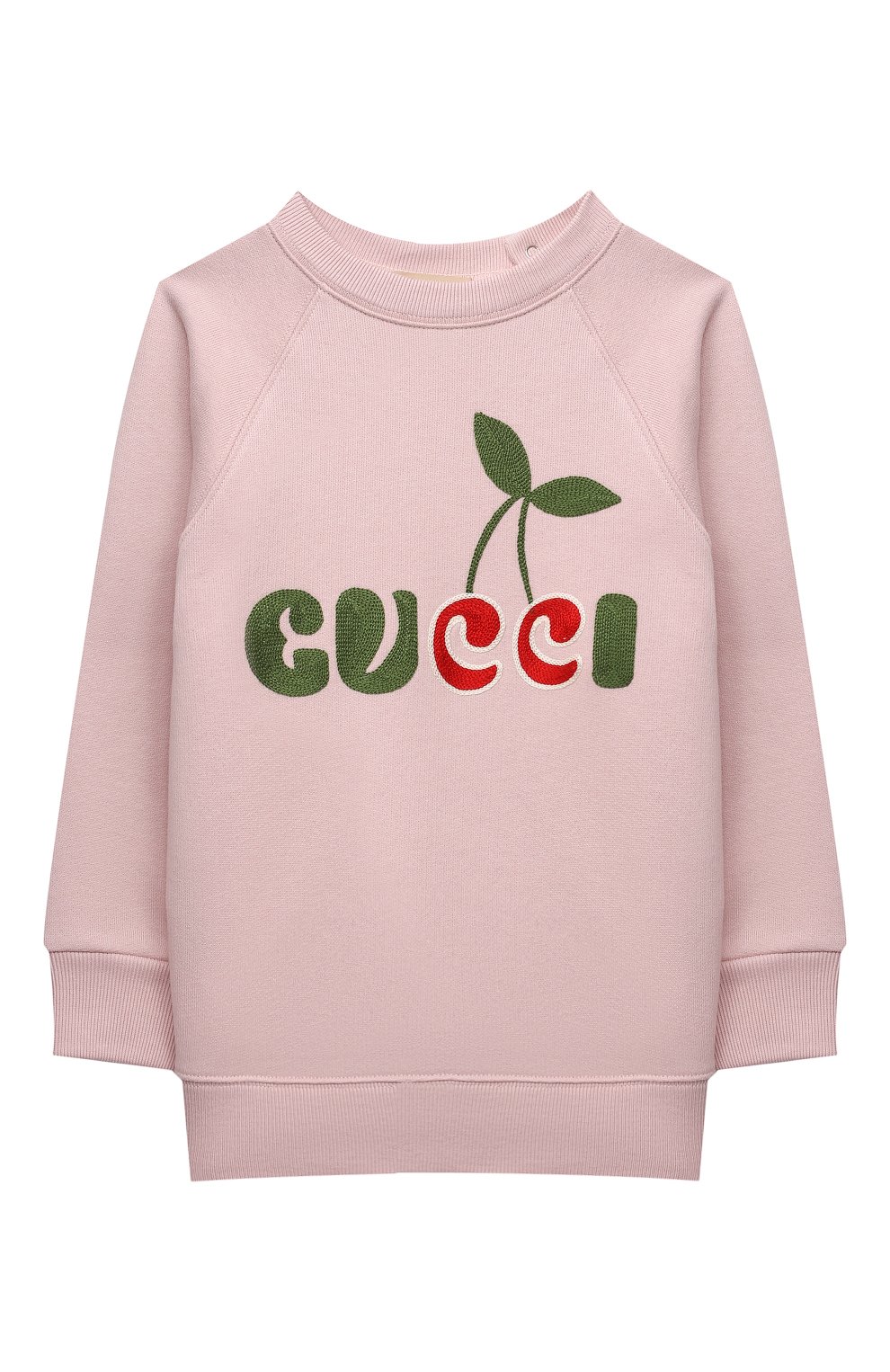 Хлопковый свитшот GUCCI детский розового цвета — купить в интернет ...