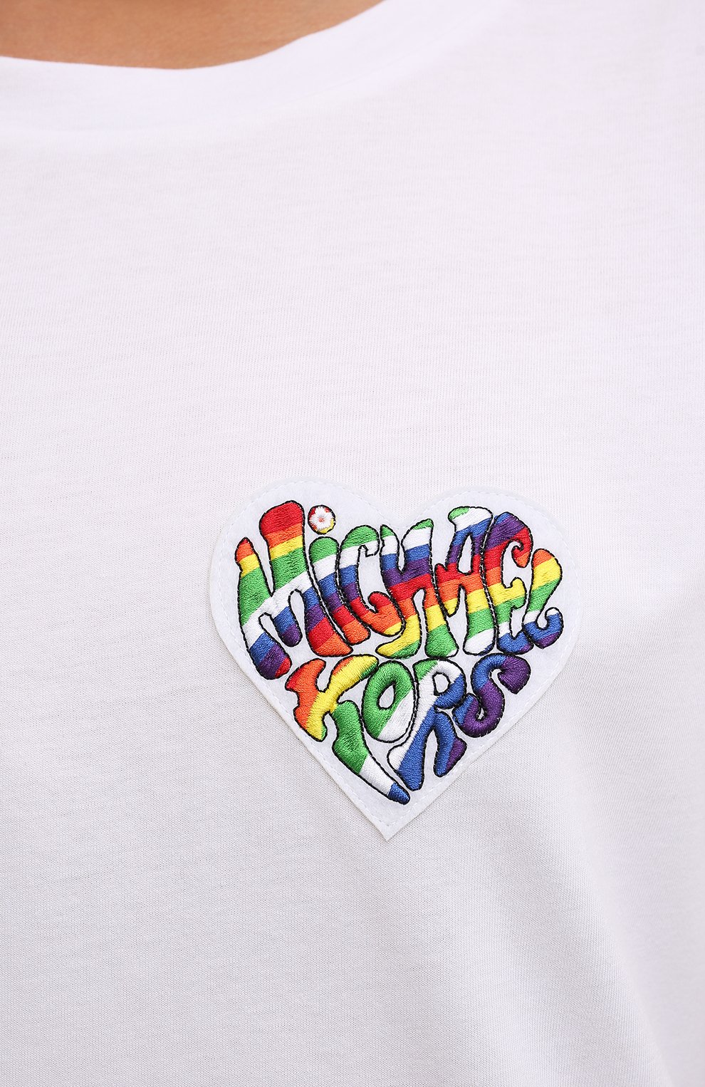 Женская белая хлопковая футболка MICHAEL MICHAEL KORS купить в интернет ...