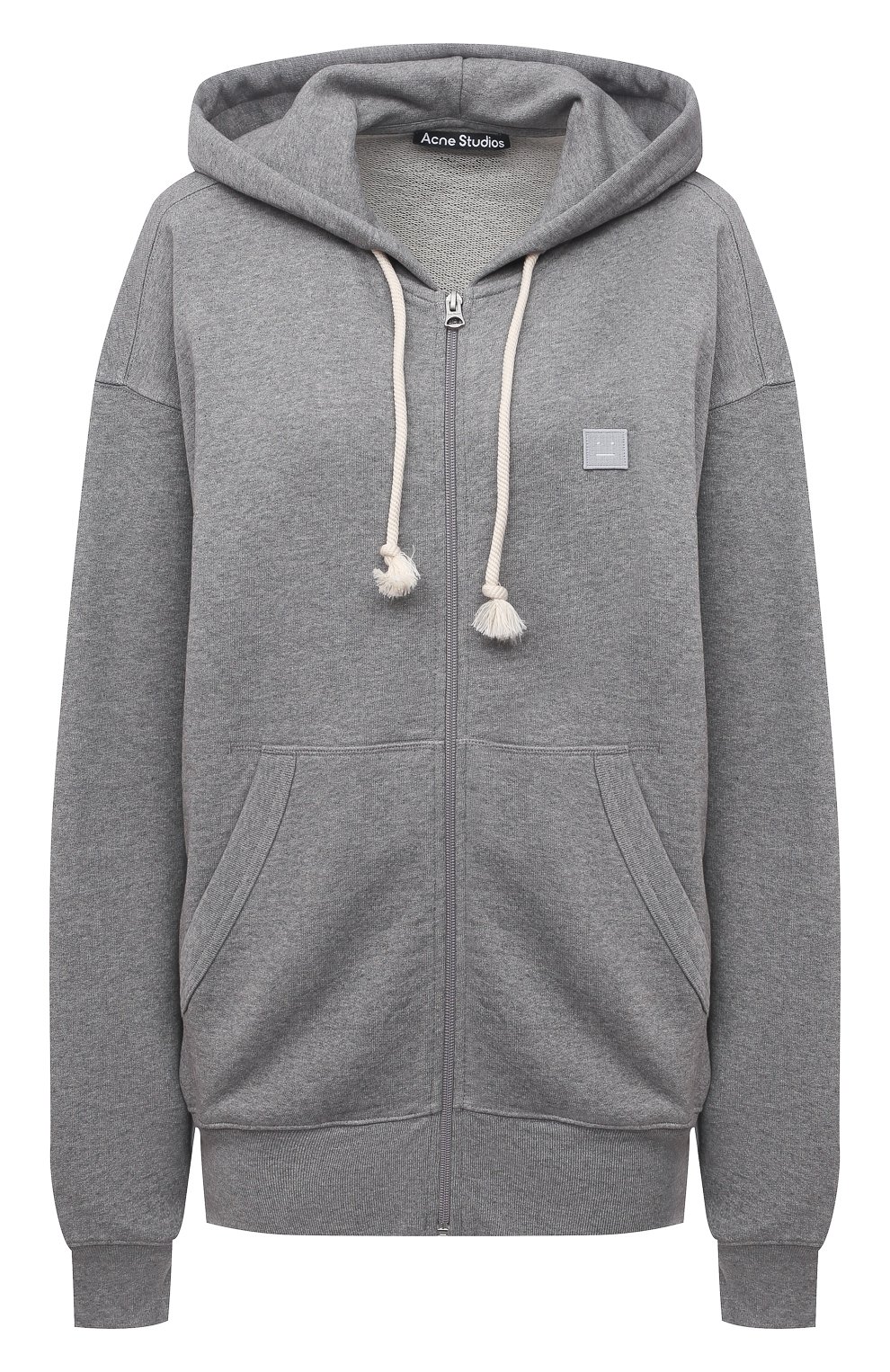 Женский серый хлопковый кардиган ACNE STUDIOS купить в интернет ...