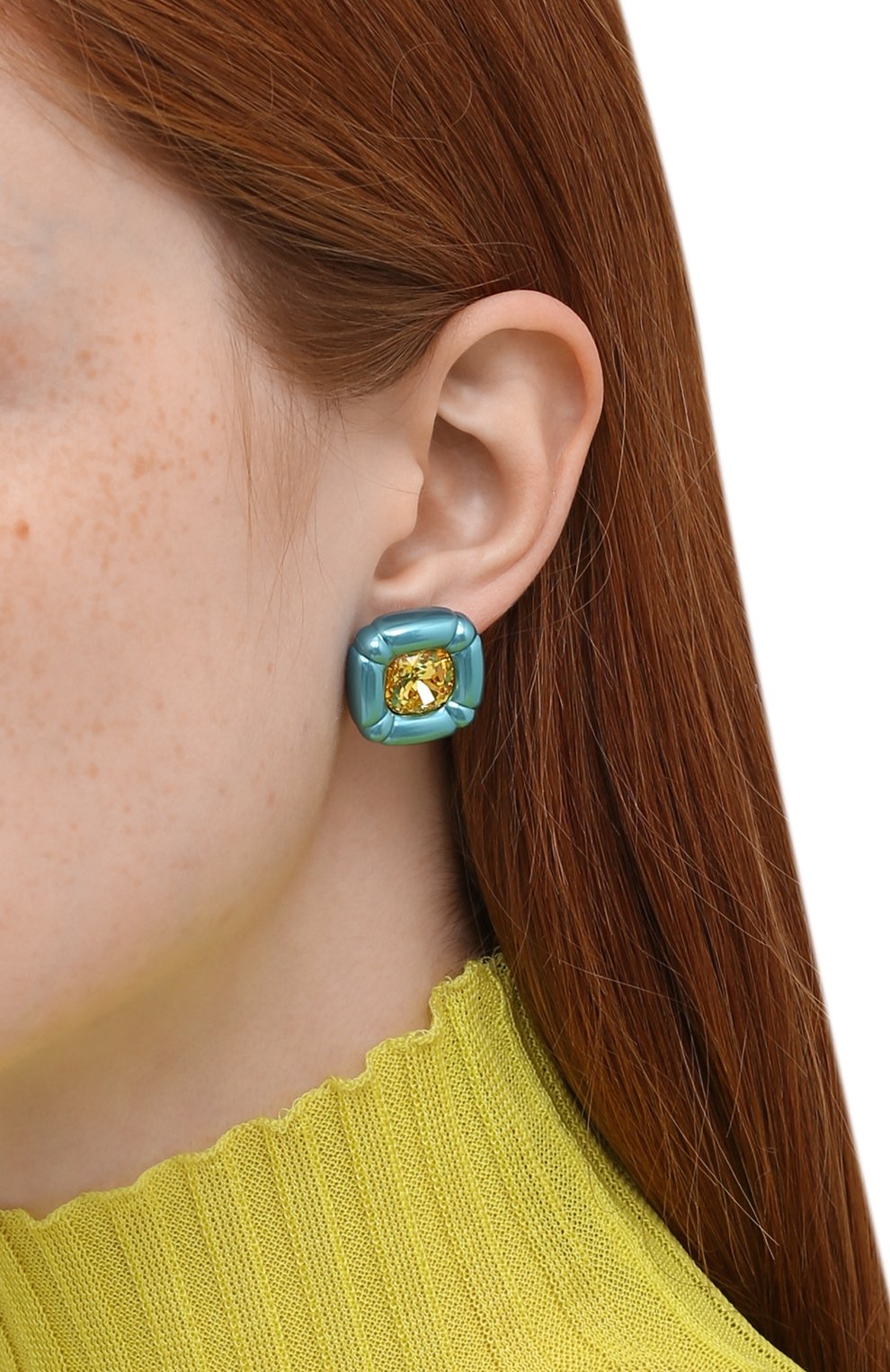 Женские бирюзовые серьги dulcis SWAROVSKI купить в интернет-магазине ...