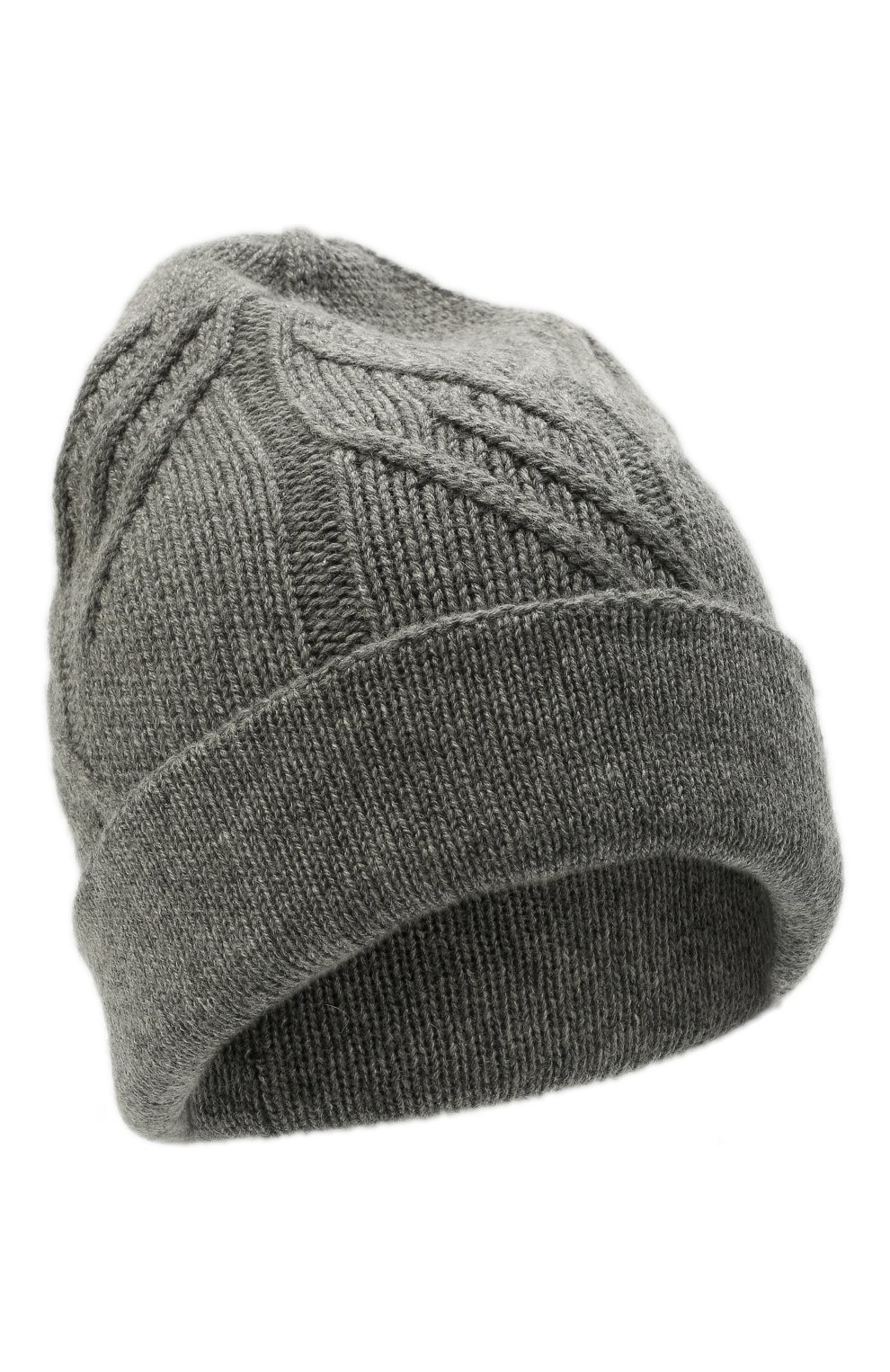 Мужская серая кашемировая шапка LORO PIANA купить в интернет-магазине ...