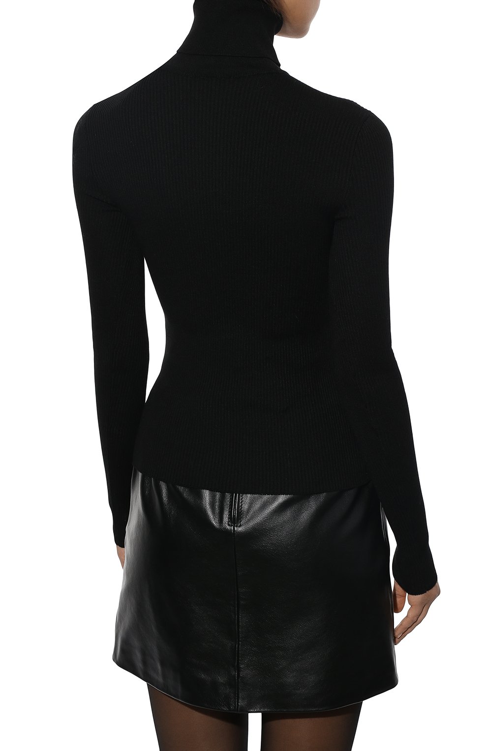 Женская черная шелковая водолазка DOLCE & GABBANA купить в интернет ...