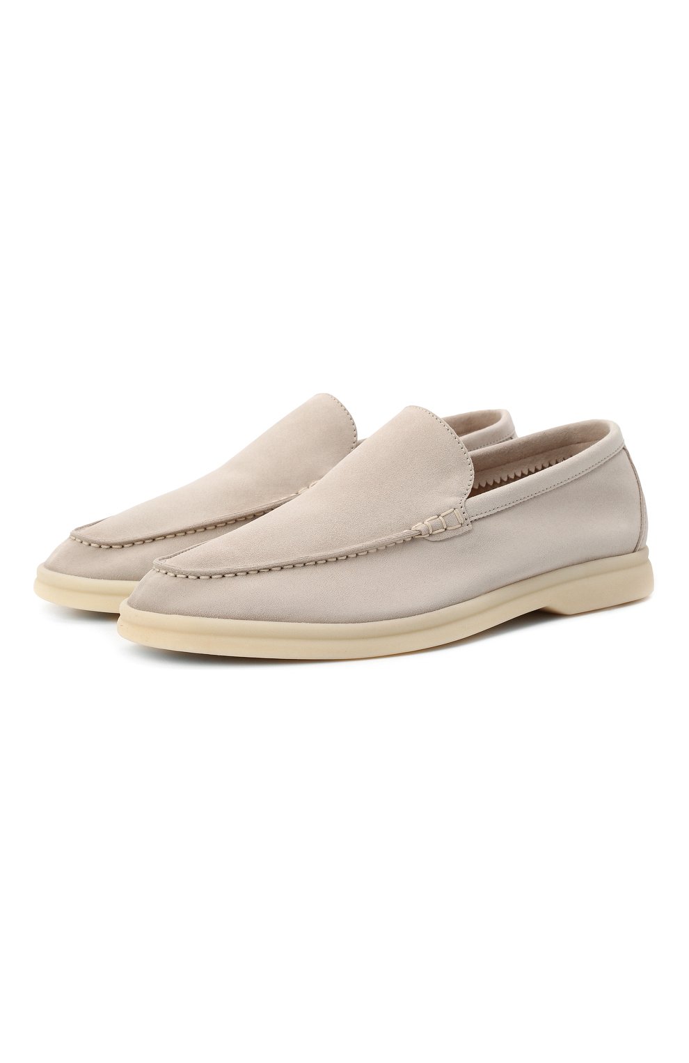 Женские кремовые замшевые лоферы summer walk LORO PIANA купить в ...