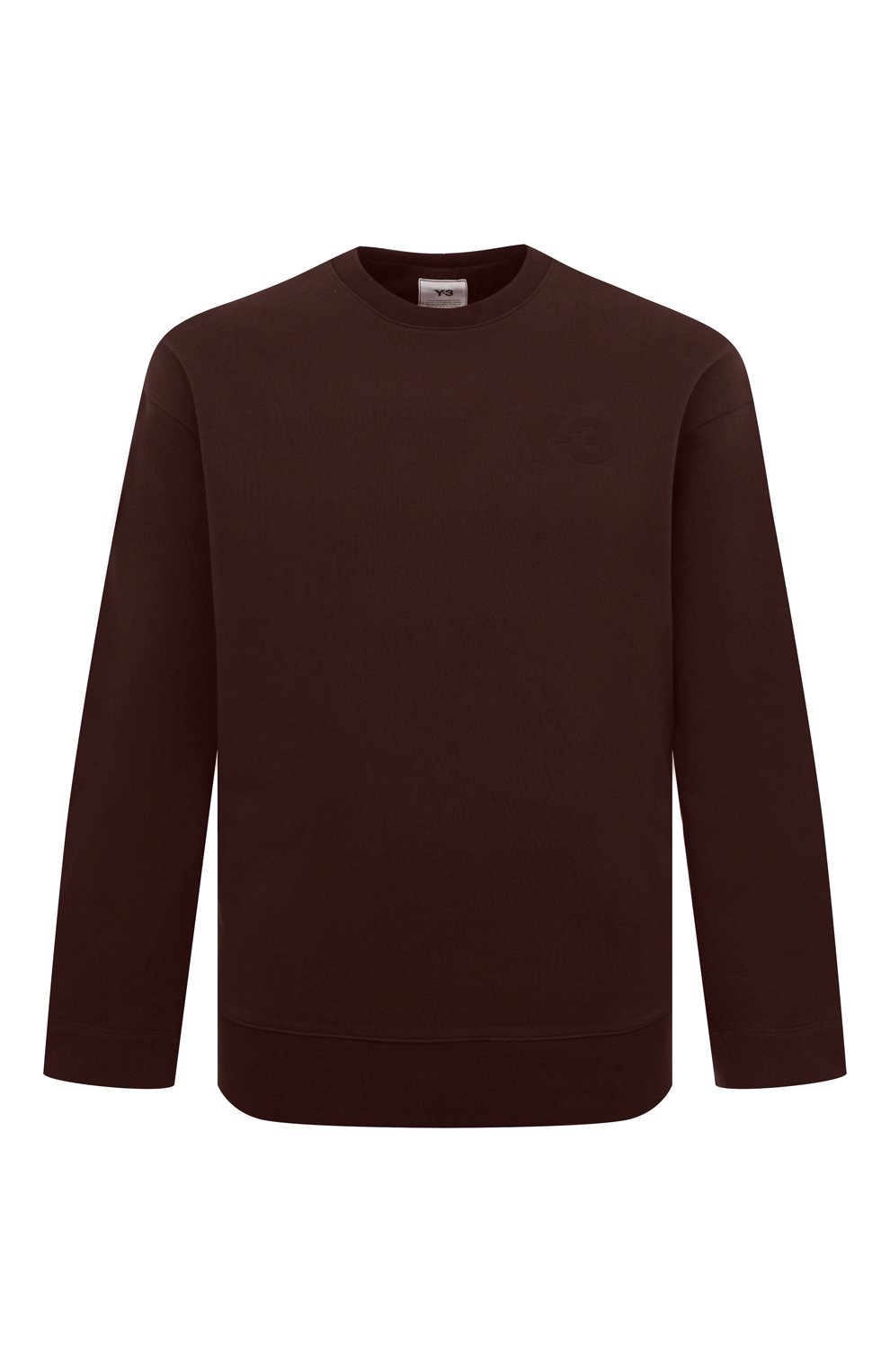 Мужской бордовый хлопковый свитшот Y-3 купить в интернет-магазине ЦУМ, арт. GK4499