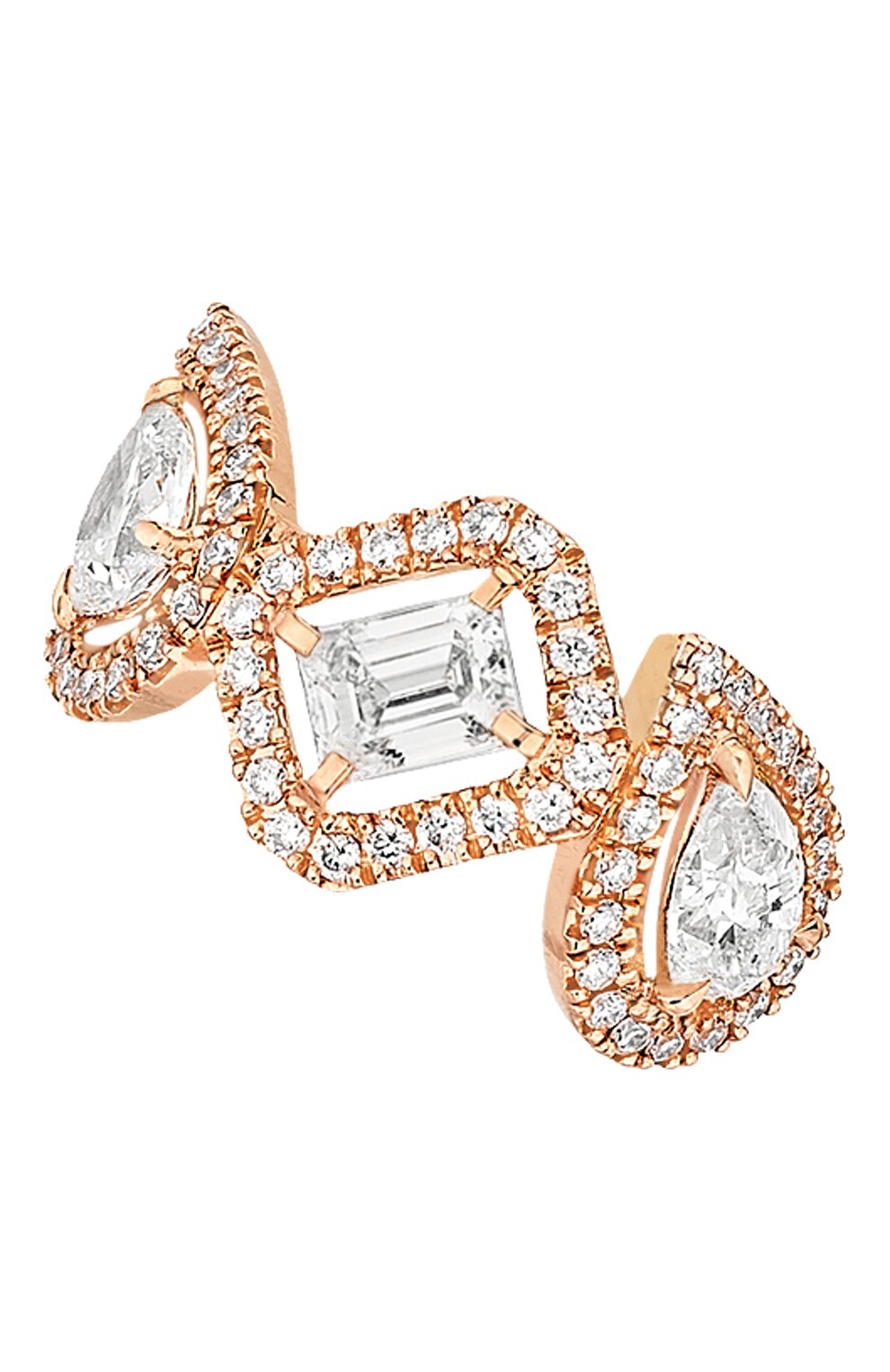 Серьга-клипса MESSIKA из бесцветные, купить за 484000 руб. в интернет ...