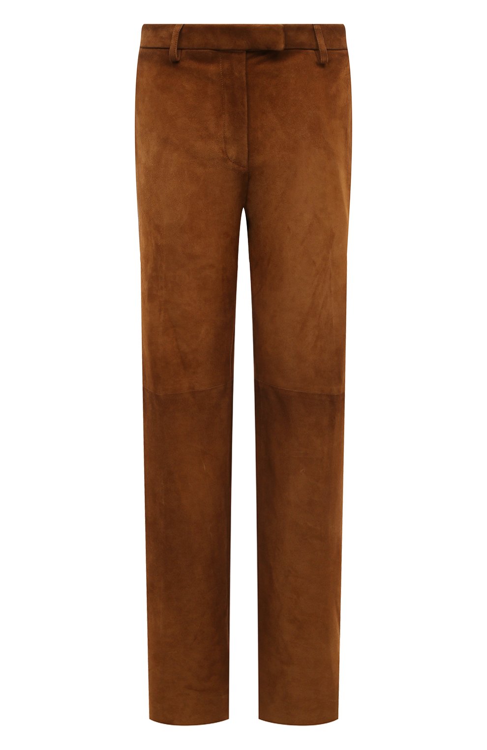 Женские коричневые замшевые брюки Miu Miu купить в интернет магазине ЦУМ арт Mpp341 104r F0401