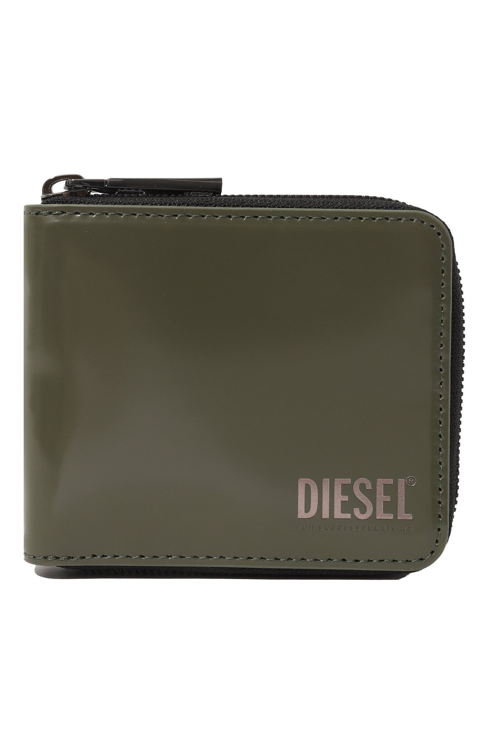 Мужской хаки кожаное портмоне DIESEL — купить в интернет-магазине ЦУМ ...