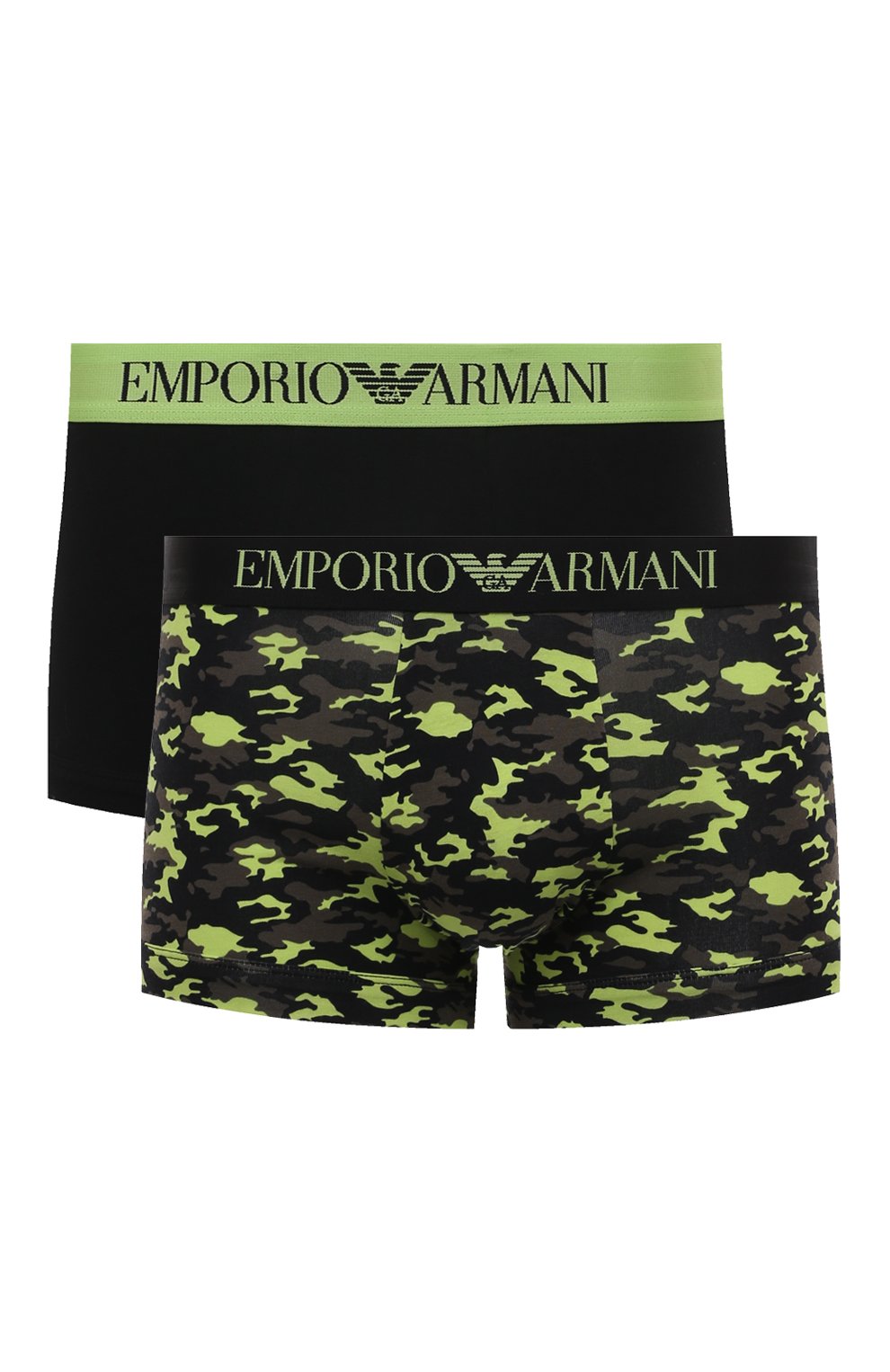 Мужские салатовые комплект из двух боксеров EMPORIO ARMANI купить в ...