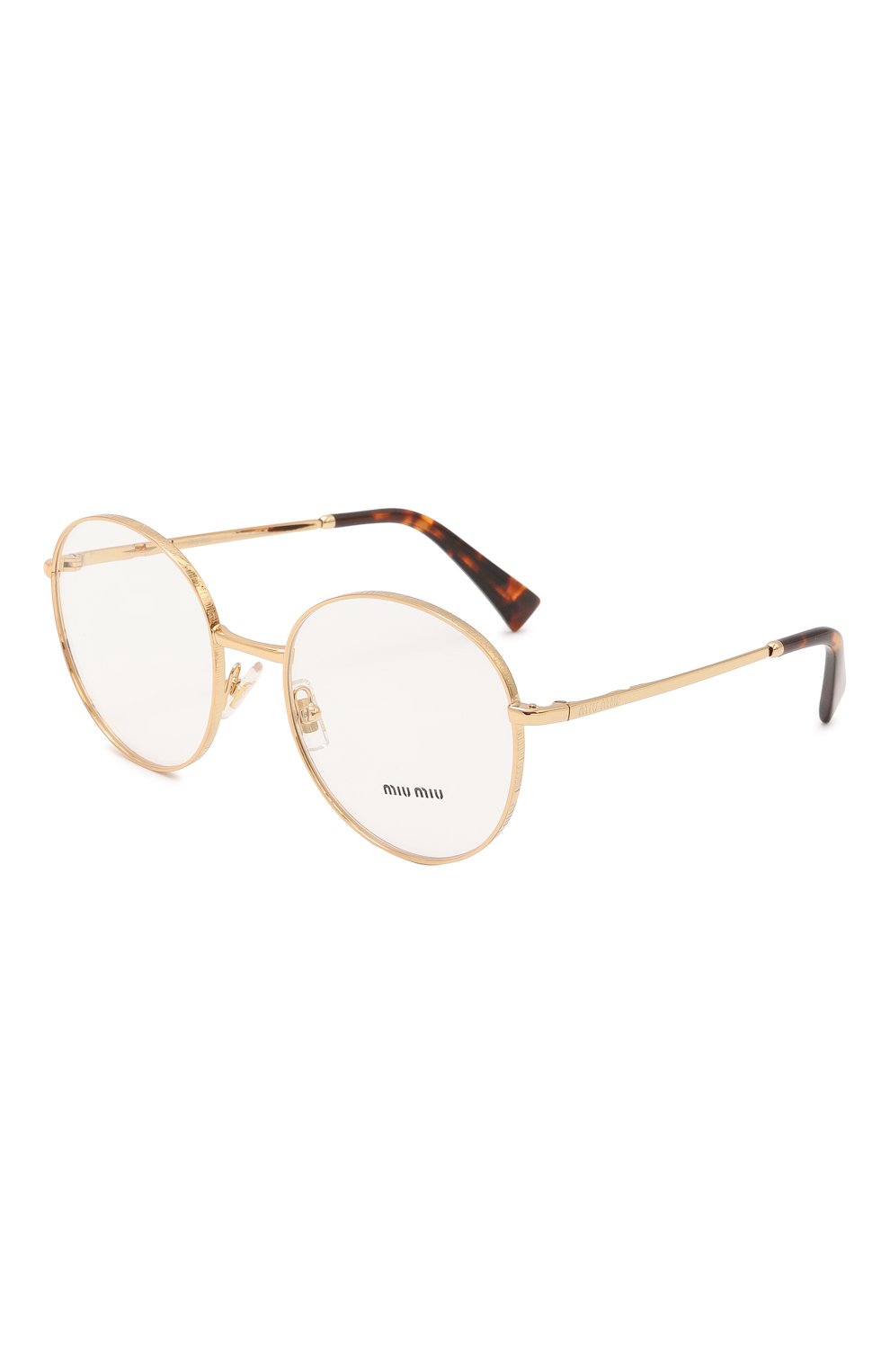 Женские золотые оправа Miu Miu купить в интернет магазине ЦУМ арт 51vv 5ak101