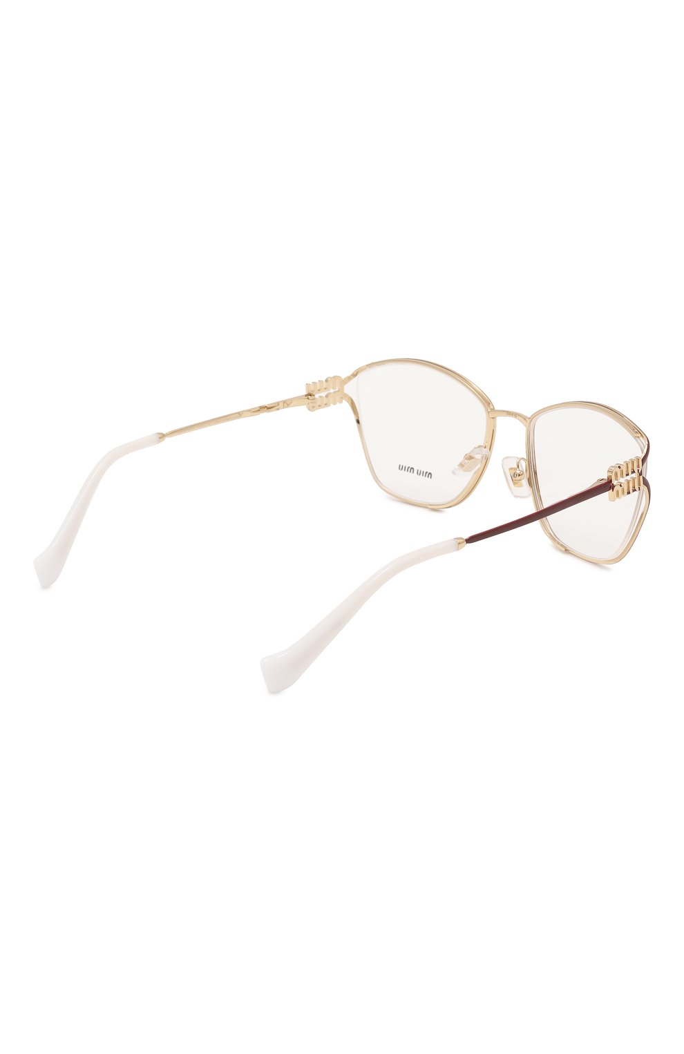 Женские бордовые оправа Miu Miu купить в интернет магазине ЦУМ арт 53uv 09x101