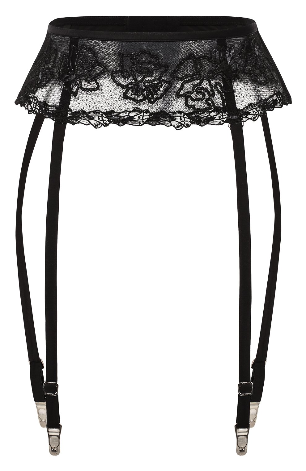 Женский черный кружевной пояс для чулок LA PERLA купить в интернет ...