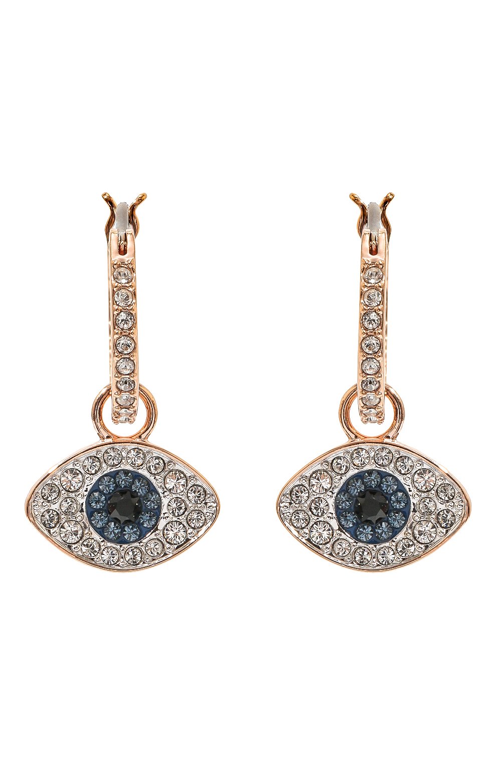 Женские золотые серьги duo evil eye SWAROVSKI купить в интернет ...