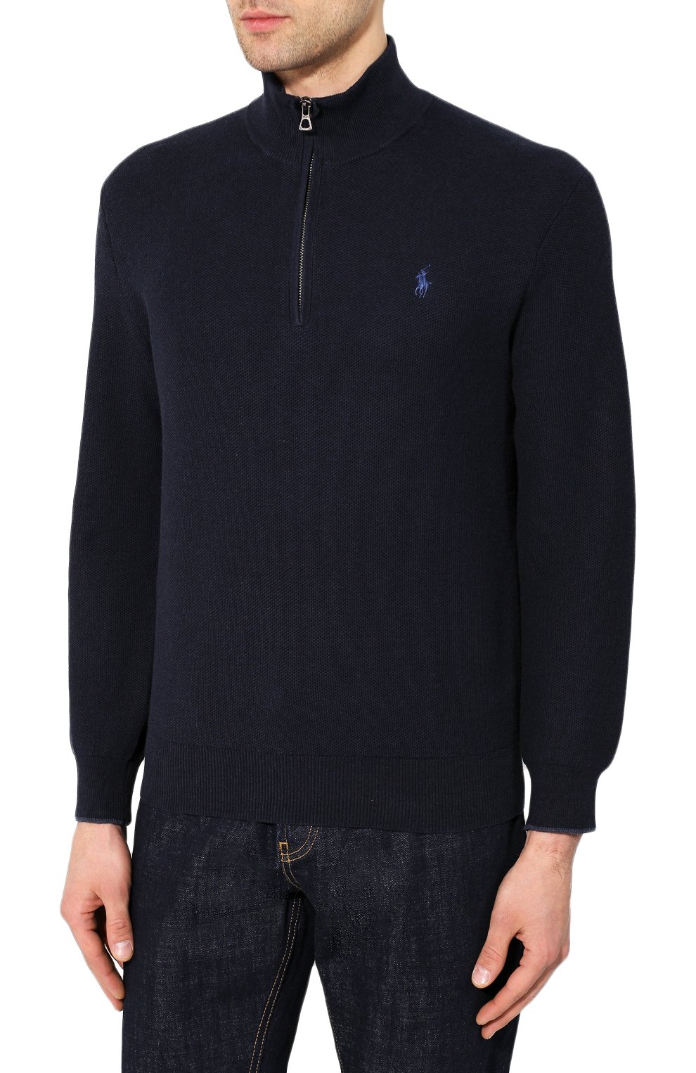 Мужской темно-синий хлопковый джемпер POLO RALPH LAUREN купить в ...