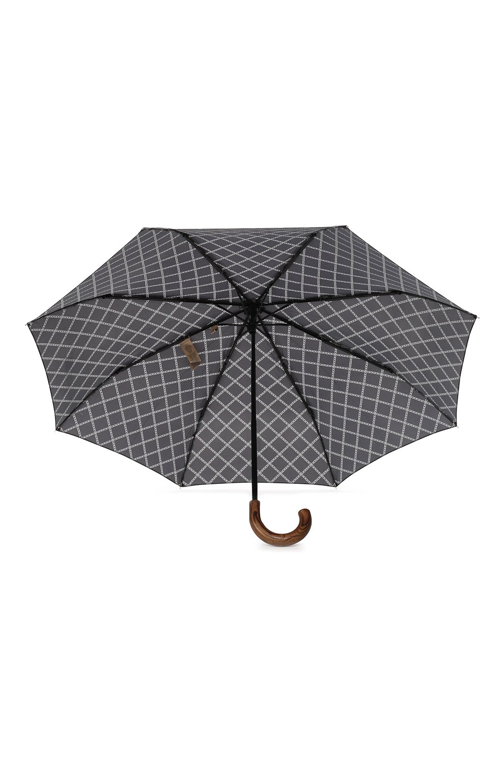 Женский черно-белый складной зонт с принтом BURBERRY купить в интернет ...