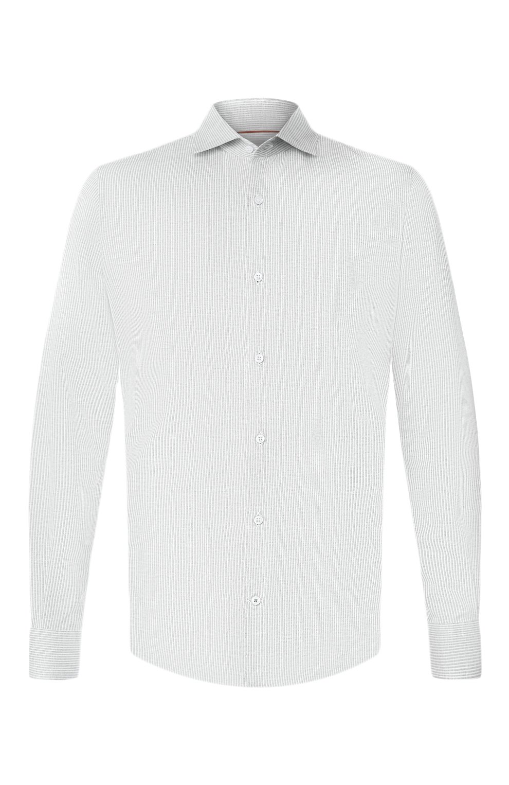 Мужская серая хлопковая рубашка LORO PIANA — купить в интернет-магазине ...